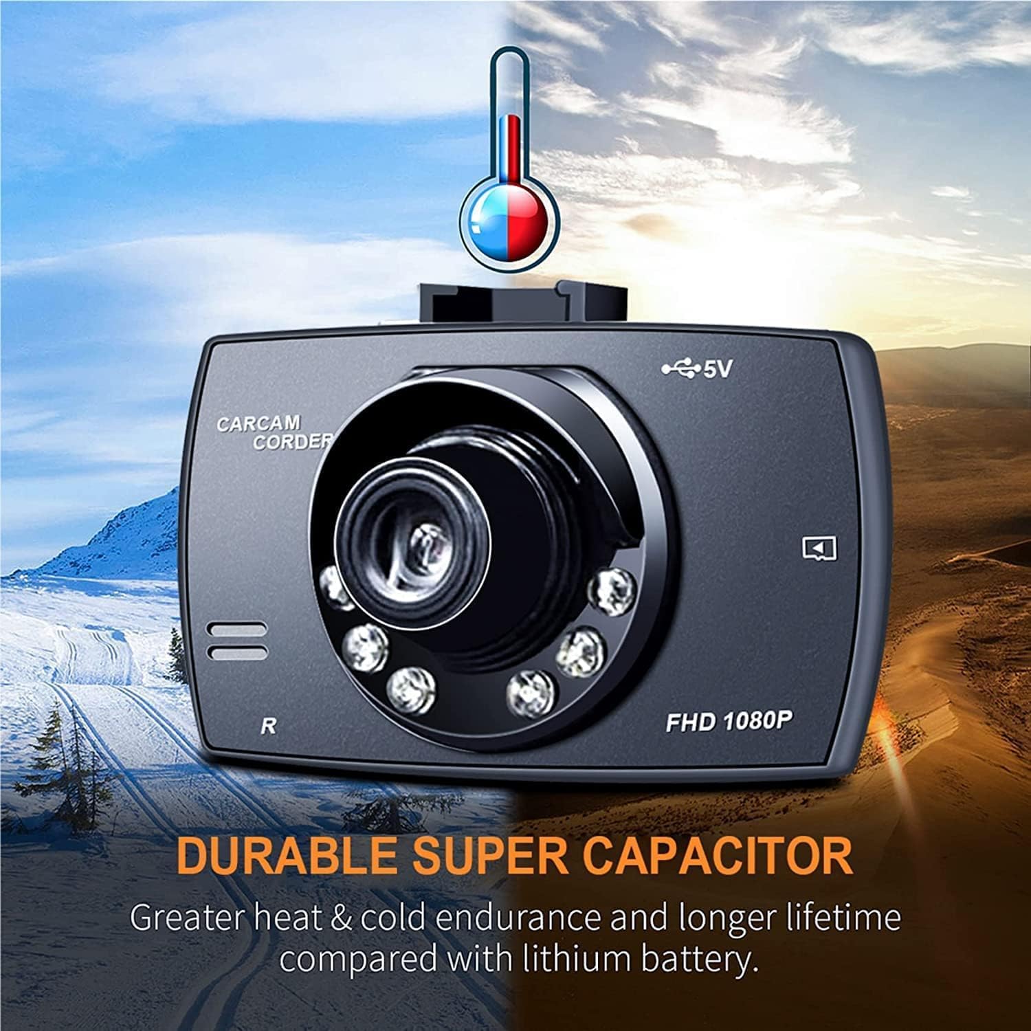 Dash Cameras for Cars 1080P Full HD Driving Recorder with 2.7" IPS Screen,170°Wide Angle Car Camera,Loop Recording, 24H Parking Monitor,Motion Detection,G-Sensor,WDR