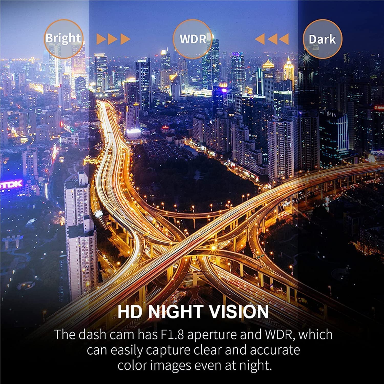 Dash Cameras for Cars 1080P Full HD Driving Recorder with 2.7" IPS Screen,170°Wide Angle Car Camera,Loop Recording, 24H Parking Monitor,Motion Detection,G-Sensor,WDR