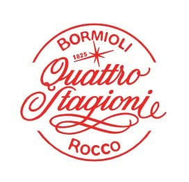 Bormioli Rocco Quattro Stagioni Spice Jar Set - 8.5 Oz, Durable Glass Mason Jars with Multi-Function Rotatable Lids, Stainless Steel Tops for Salt & Pepper - Made in Italy, Glass Spice Jars