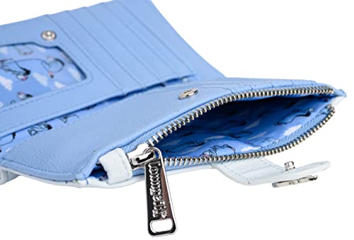 Loungefly Disney Eeyore Faux Leather Wallet Snap Flap Clutch
