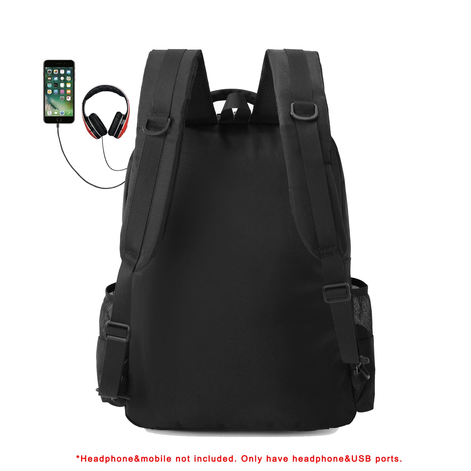 Travel Backpack Bag for Barbers and Hairstylist; Organizer Case for Clippers and Supplies Travel Bag for Barbers Tools with USB Port with PU