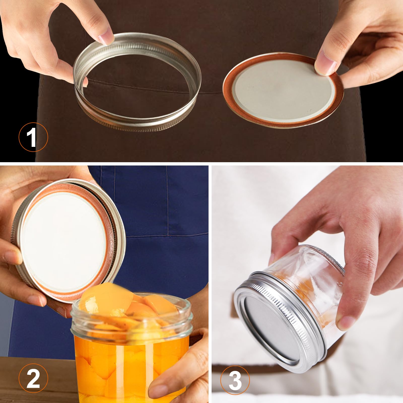 ZALSSKE Small Mason Jars, 8 Pack 4oz Glass Jars with Lids,Mini Mason Jars Removable Split Lid, Mini Canning Jars for Jelly Herbs Spice Honey Storage, Small Glass Jars Candle jars,