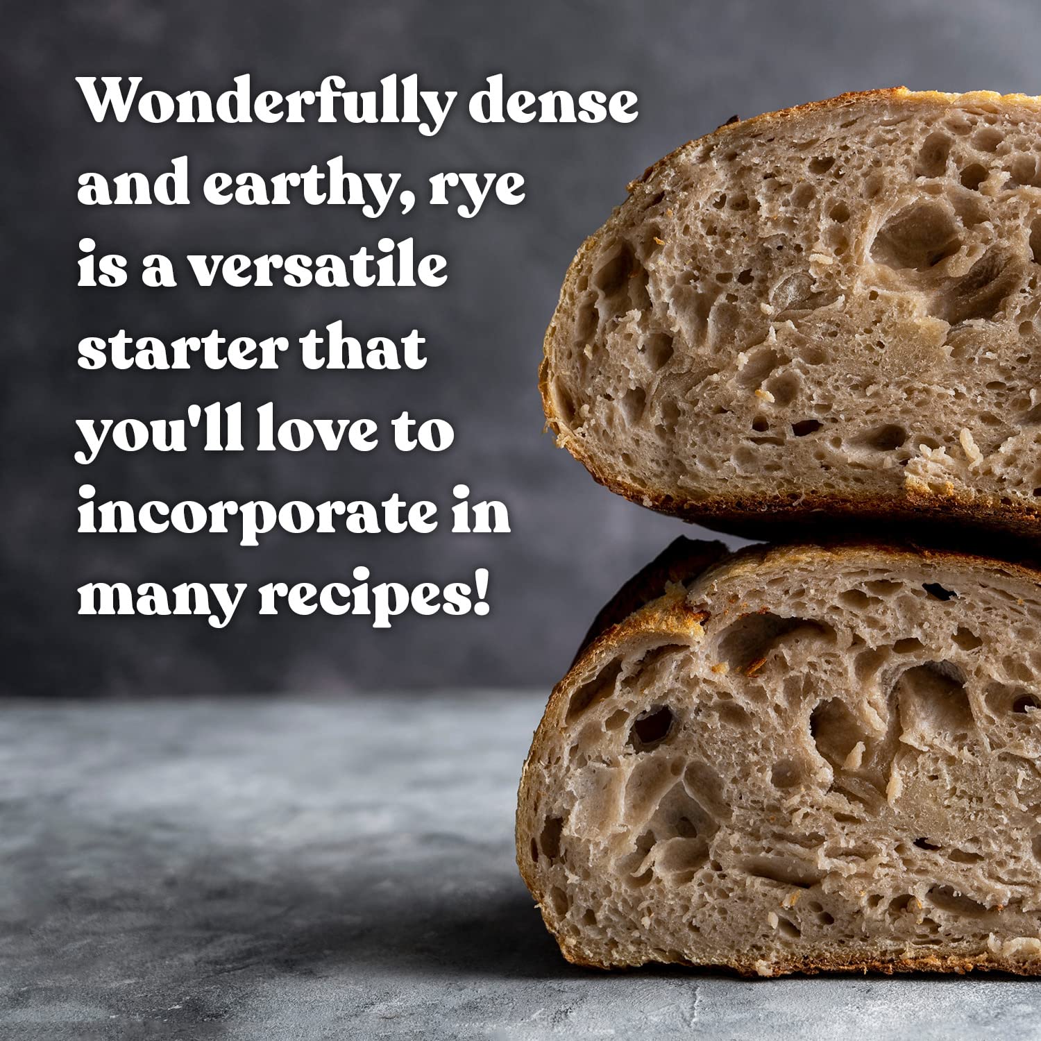 Cultures for Health Rye Sourdough Starter | Heirloom Style Dehydrated Culture for Baking Artisan Bread | DIY Rye Bread, English Muffins, Noodles, Waffles, & More | Non-GMO Prebiotic Sourdough Bread