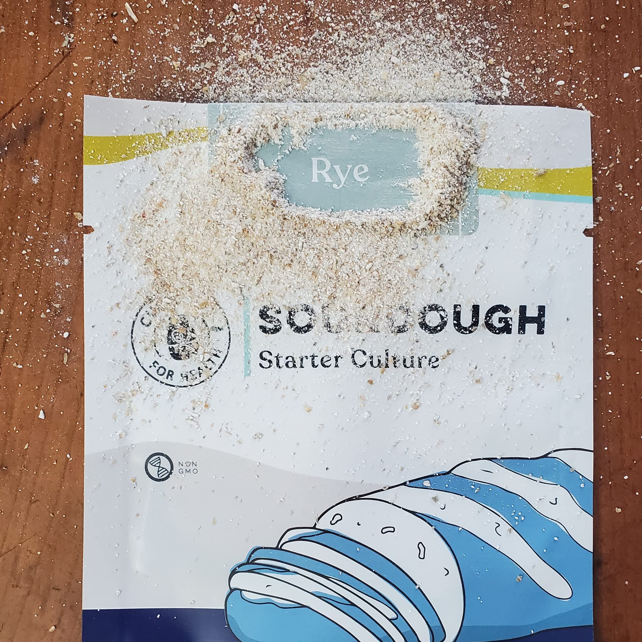 Cultures for Health Rye Sourdough Starter | Heirloom Style Dehydrated Culture for Baking Artisan Bread | DIY Rye Bread, English Muffins, Noodles, Waffles, & More | Non-GMO Prebiotic Sourdough Bread