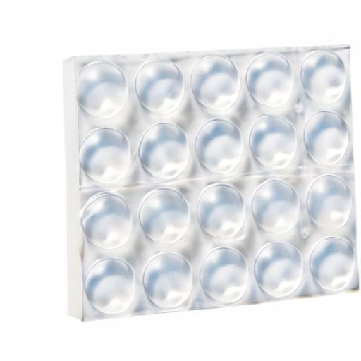 Scotch SP951-NA Bumpers and Door Stops, 1/2" Round, Clear, 40 Count