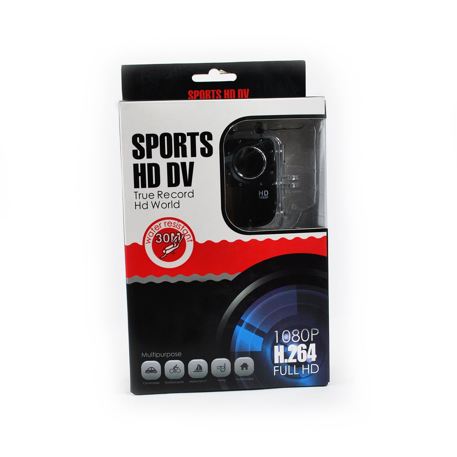 SJ1000 Sports Camera Full HD DV 1080P Mini Camcorder DVR Car Cam Waterproof Black
