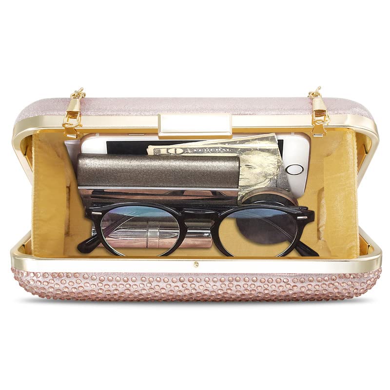Aheli Clutch Purses for Women Wedding Handmade Evening Handbags Party Bridal Clutch (C92C)