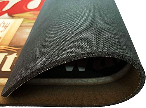 Ukeler Laundry Room Rug, Laundry Room Floor Rug for Wash Room Non Skid Kitchen Floor Mat Non-Slip Rubber Area Rug 20x59