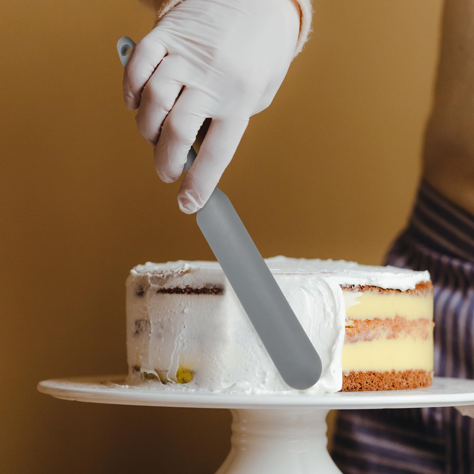 Baking Spatula for Cake and Butter Non Stick Flexible Turner for Cooking and Baking Essential Kitchen Utensil for Sourdough Bread Baking Supplies
