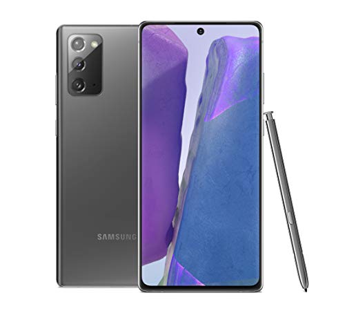 Samsung Galaxy Note 20 5G Factory Unlocked Android Cell Phone, US Version, 128GB of Storage, Mobile Gaming Smartphone, Long-Lasting Battery, Mystic Gray