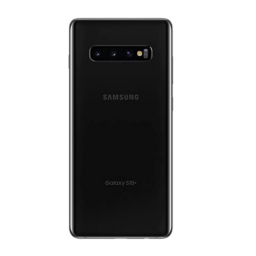 Samsung Galaxy S10 Plus 128GB 6.4" 4G LTE Fully Unlocked, Prism Black (Renewed)