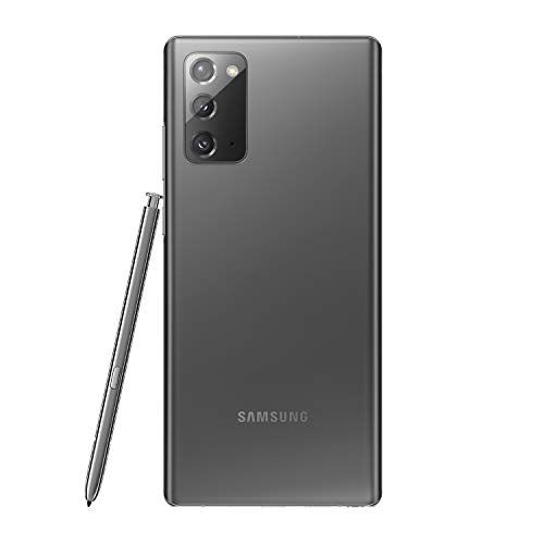 Samsung Galaxy Note 20 5G Factory Unlocked Android Cell Phone, US Version, 128GB of Storage, Mobile Gaming Smartphone, Long-Lasting Battery, Mystic Gray