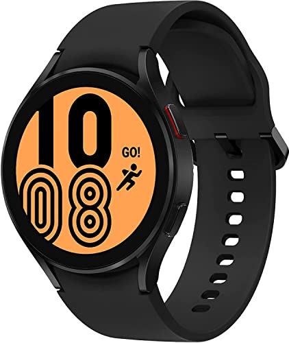 Samsung Galaxy Watch 4, 44mm, Black - Water Resistant, Wireless smartwatch, Multisport Tracker, Sport Band, Wi-Fi/Bluetooth only - SM-R870NZKCXAA (Renewed)