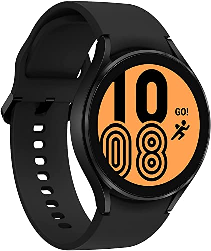 Samsung Galaxy Watch 4, 44mm, Black - Water Resistant, Wireless smartwatch, Multisport Tracker, Sport Band, Wi-Fi/Bluetooth only - SM-R870NZKCXAA (Renewed)
