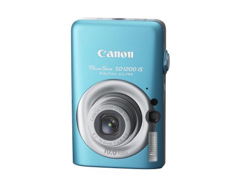 Canon PowerShot SD1200IS 10 MP Digital Camera with 3x Optical Image Stabilized Zoom and 2.5-inch LCD (Blue)