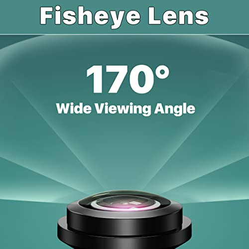 HD Backup/Front/Side View Camera, GreenYi AHD 720P Reverse Rear Cam for Car, SUV, RV, Trailer, Camper, Van, Pickup, Metal Shell, Adjustable Fisheye Lens, 170 Degrees Viewing Angle(Black)