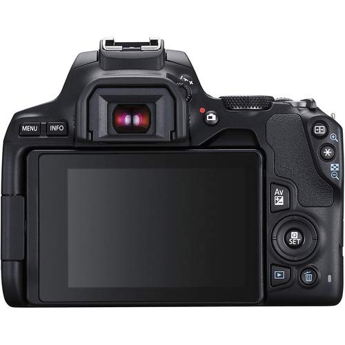 Canon EOS Rebel SL3 DSLR Camera with EF-S 18-55mm f/4-5.6 is STM Lens + 2Pcs 32GB Sandisk SD Memory + Digital Flash + Filter & Macro Kits + Backpack + 50" Tripod + More