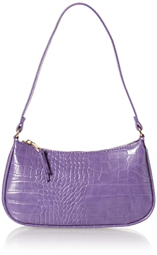 The Drop Women's Melanie Small Shoulder Bag, Dark Purple, One Size