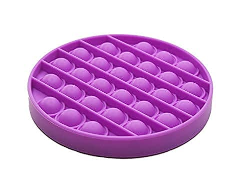 RadBizz Push Pop Bubble Fidget Sensory Toy - for Autism, Stress, Anxiety - Kids and Adults (Purple)