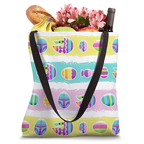 Star Wars The Mandalorian The Child Pastel Easter Eggs Tote Bag