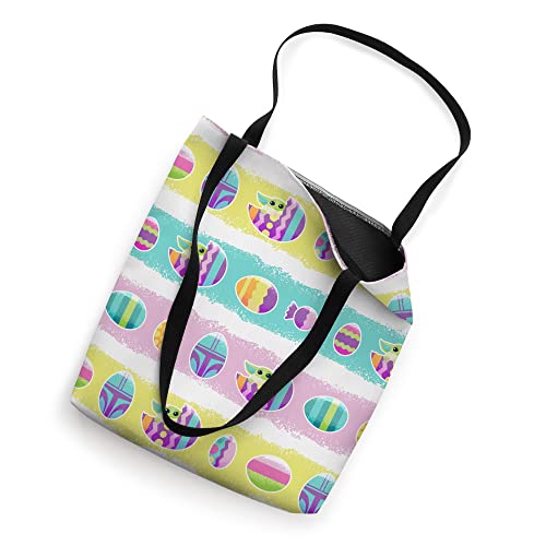 Star Wars The Mandalorian The Child Pastel Easter Eggs Tote Bag