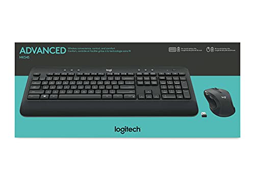 Logitech MK545 Advanced Wireless Keyboard and Mouse Combo