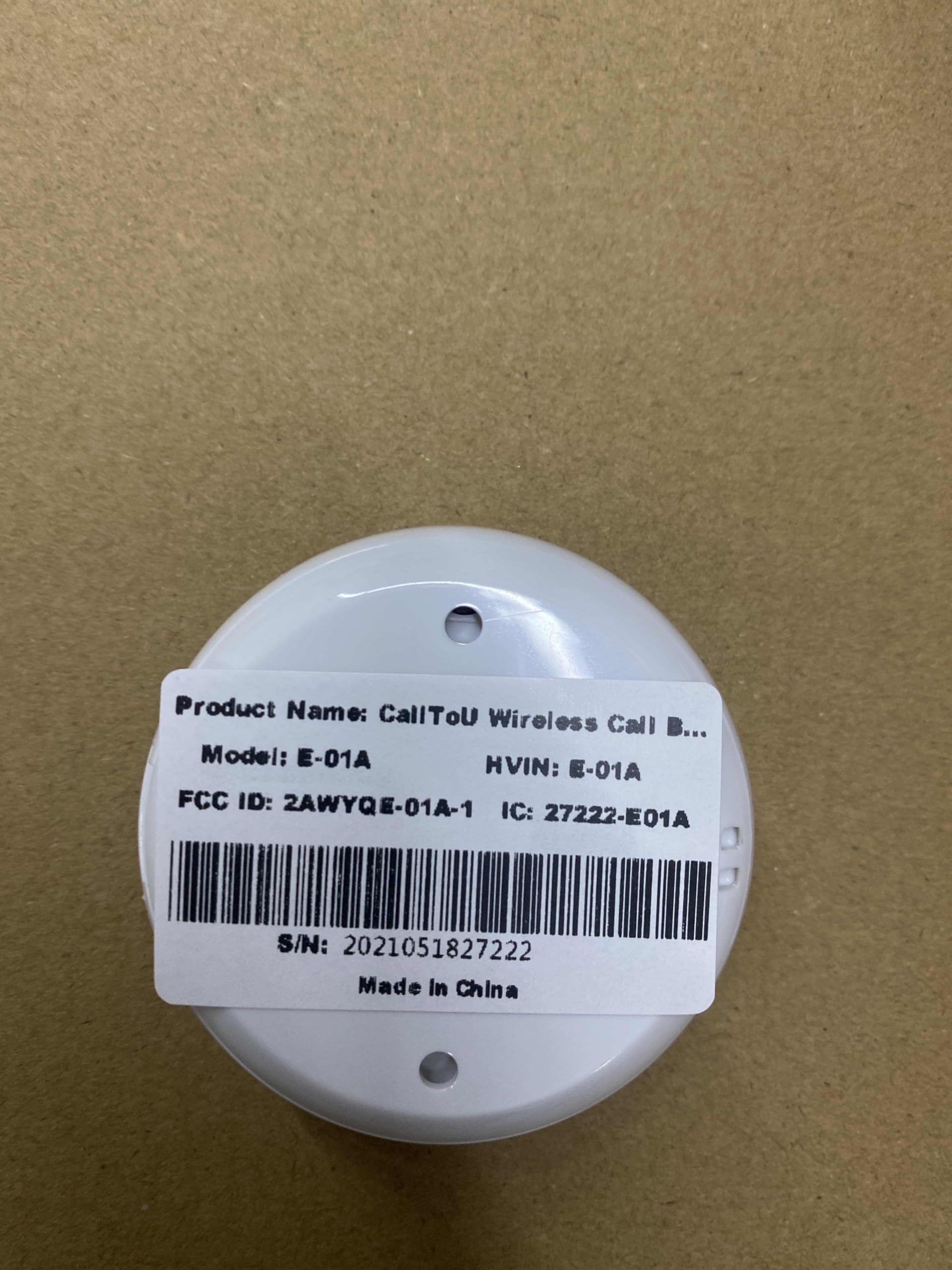 CallToU Wireless Call Buttons for Caregiver Pager and Restaurant Calling Pager Waterproof 500+ Feet Operating Range for Elderly/Patient/Disable(Need to Be Paired with Receiver to Work)