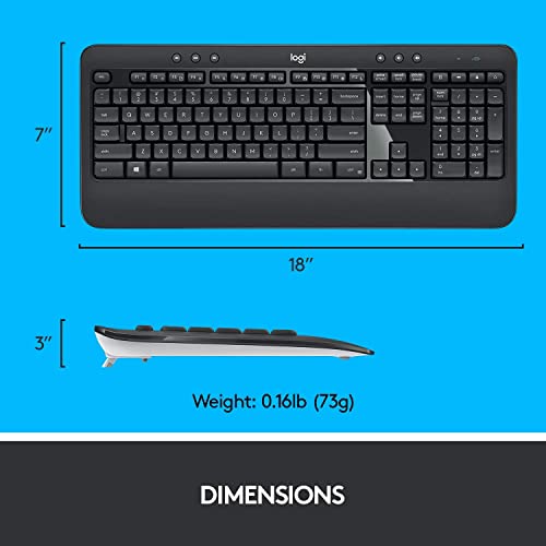 Logitech MK545 Advanced Wireless Keyboard and Mouse Combo
