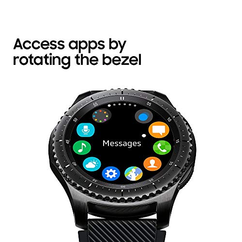 SAMSUNG GEAR S3 FRONTIER Smartwatch 46MM (Bluetooth Only) - Dark Grey (Renewed)