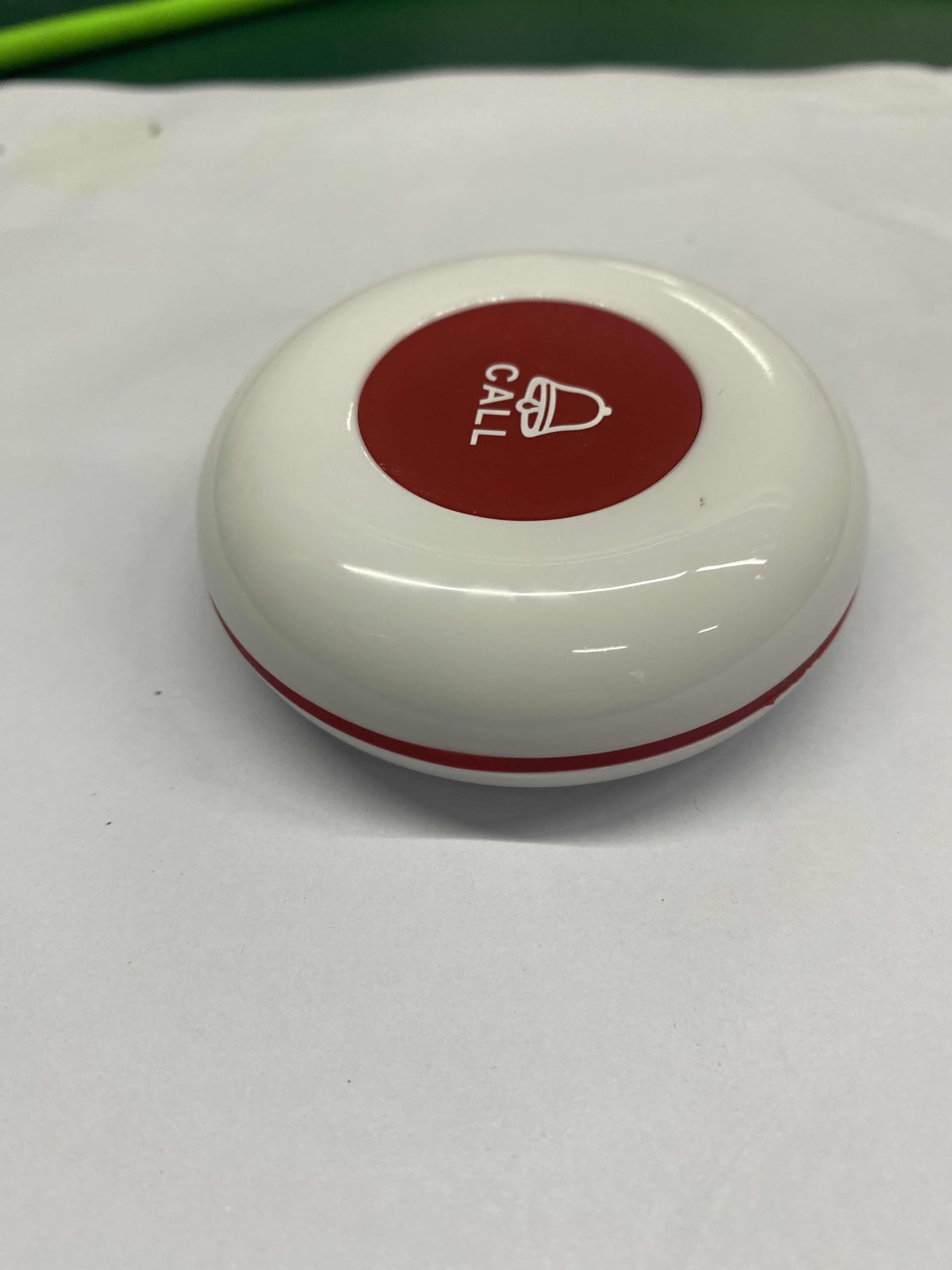 CallToU Wireless Call Buttons for Caregiver Pager and Restaurant Calling Pager Waterproof 500+ Feet Operating Range for Elderly/Patient/Disable(Need to Be Paired with Receiver to Work)
