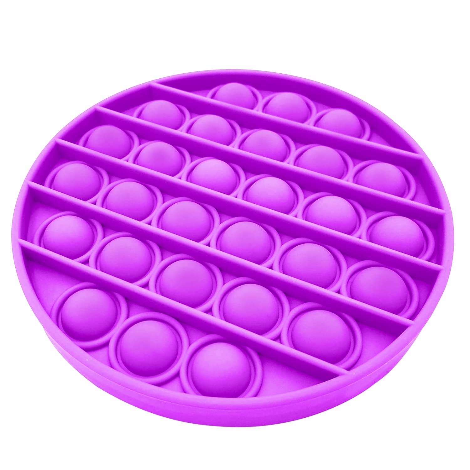 RadBizz Push Pop Bubble Fidget Sensory Toy - for Autism, Stress, Anxiety - Kids and Adults (Purple)