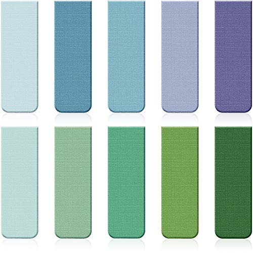 10 Pieces Magnetic Bookmarks Colorful Magnet Page Markers Assorted Book Markers Set for Students Teachers Reading Stationery