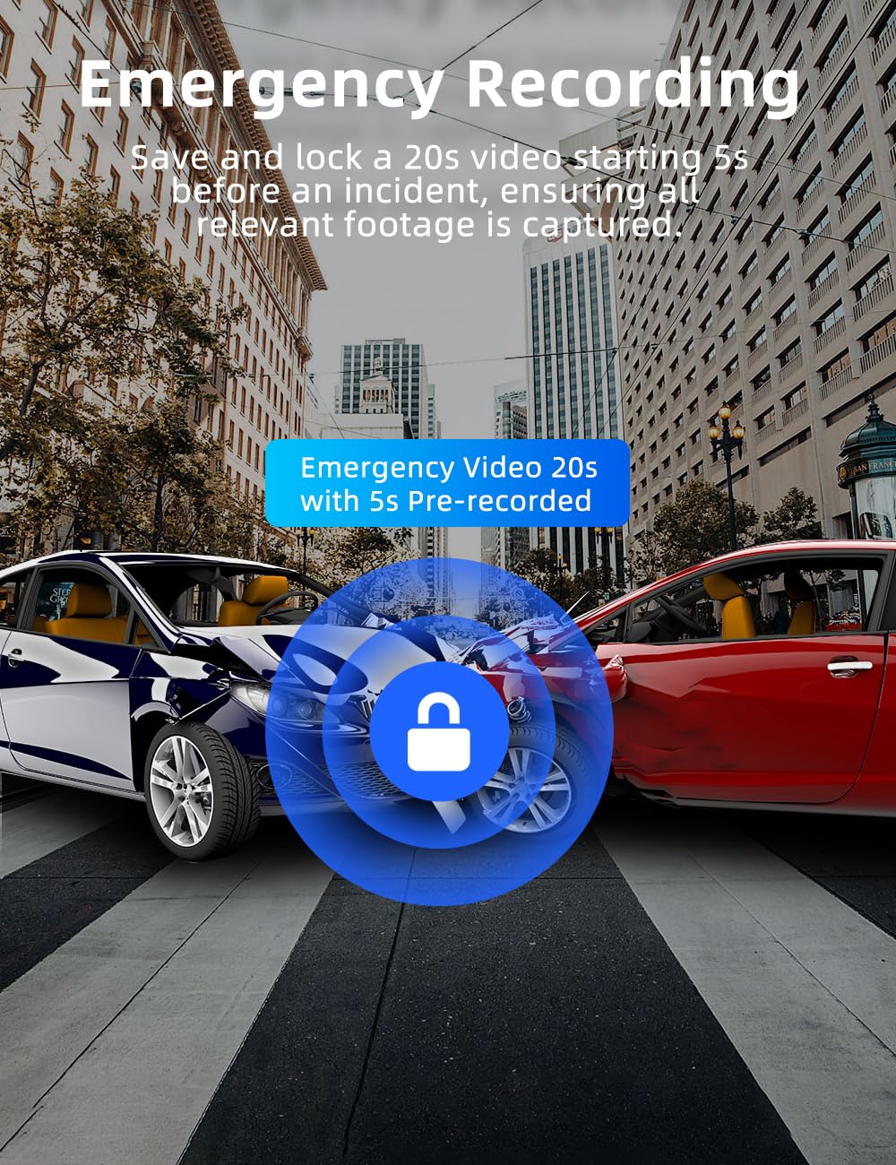AZDOME 5G WiFi 4K 3 Channel Dash Cam, Free 64GB Card, 4K+1080P Front and Rear, 2K+1K Front and Inside, 2K+1K+1K Three Way Dash Camera, WDR IR Night Vision, 24H Parking Mode, Support 256GB Max