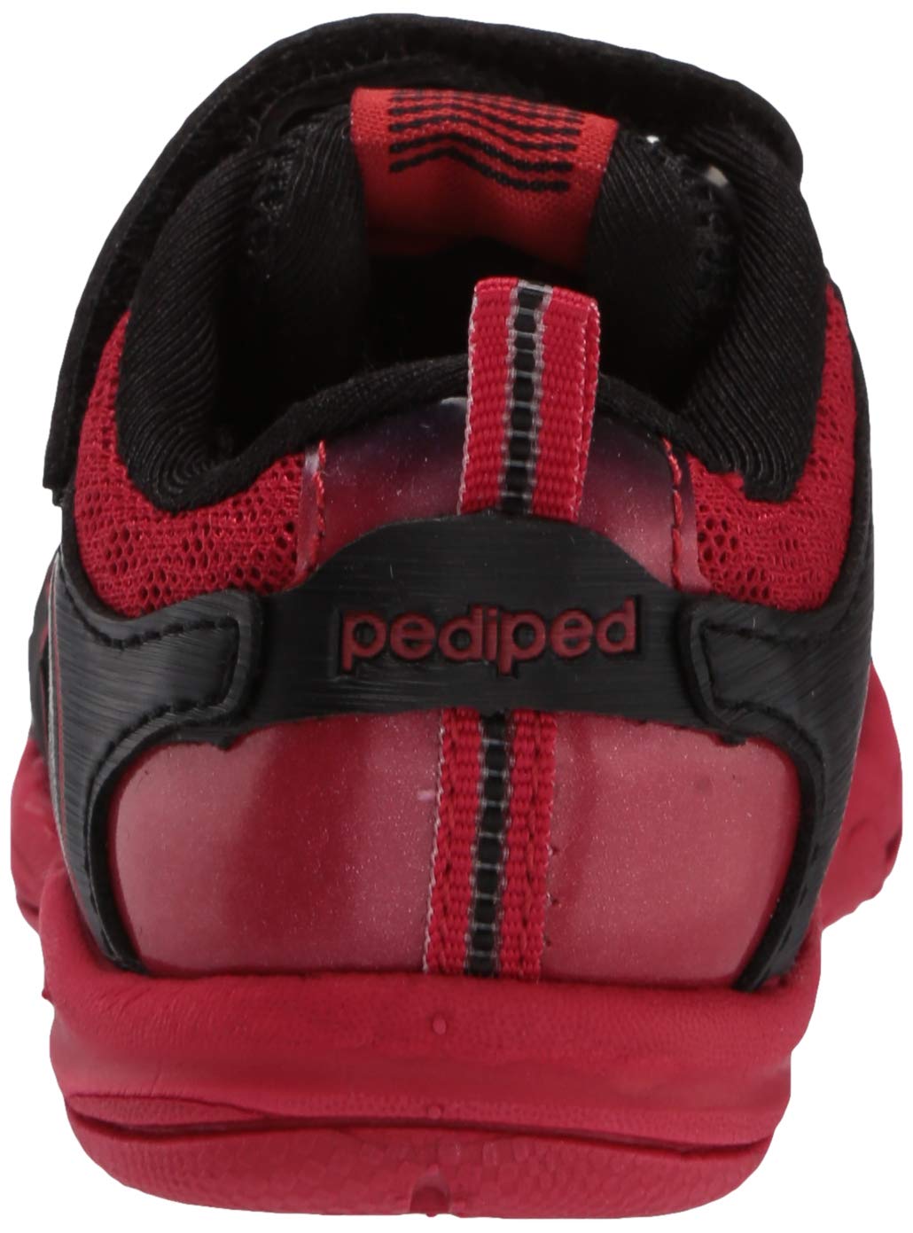 pediped baby-boys Sneaker Crib Shoe, White Grey, 2.5-3.5 M US