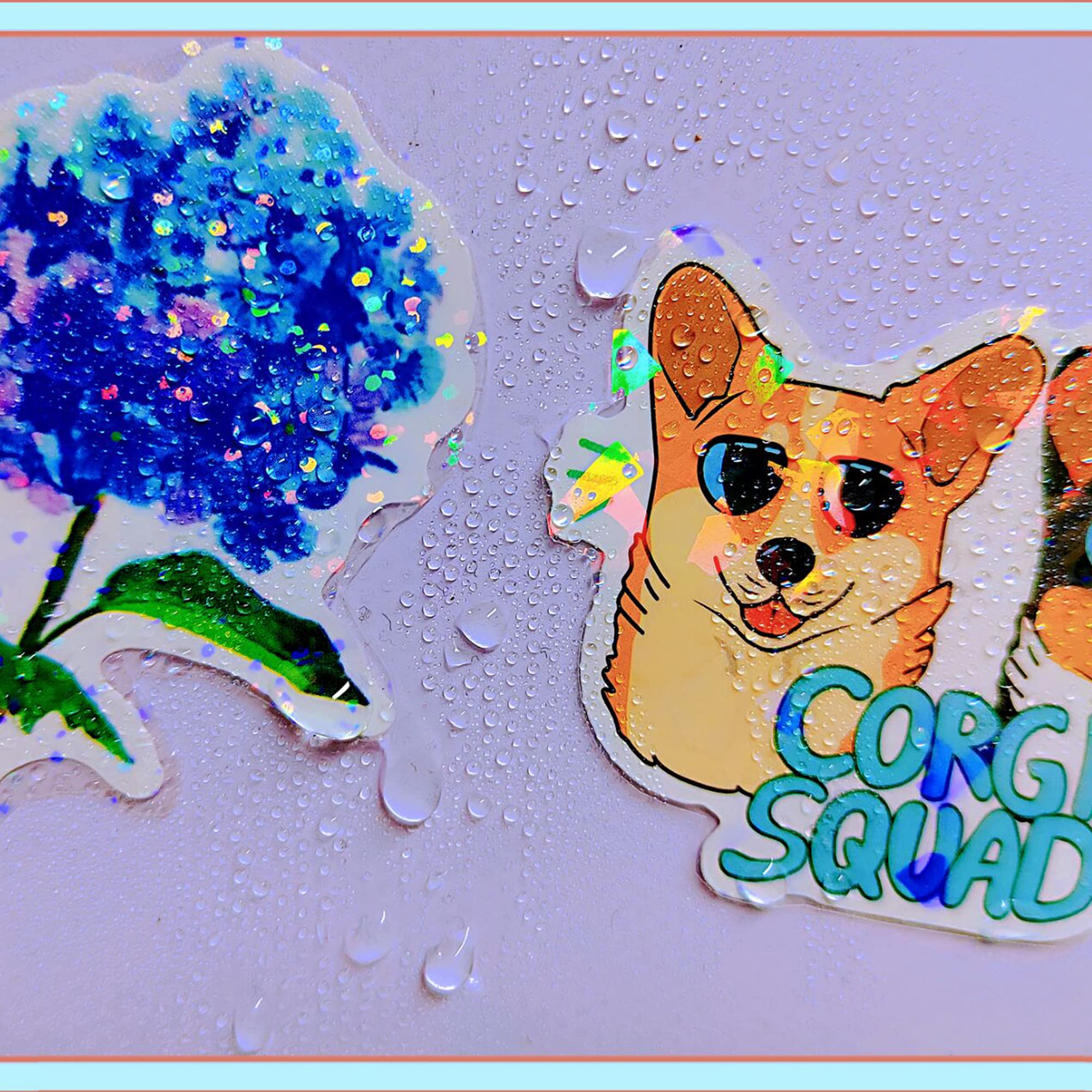 25 Sheets A4 Size (8.25”x11.7“)Holographic Sticker 5 Styles Mixed Clear Adhesive Laminted Film Holographic Overlay No need Machine