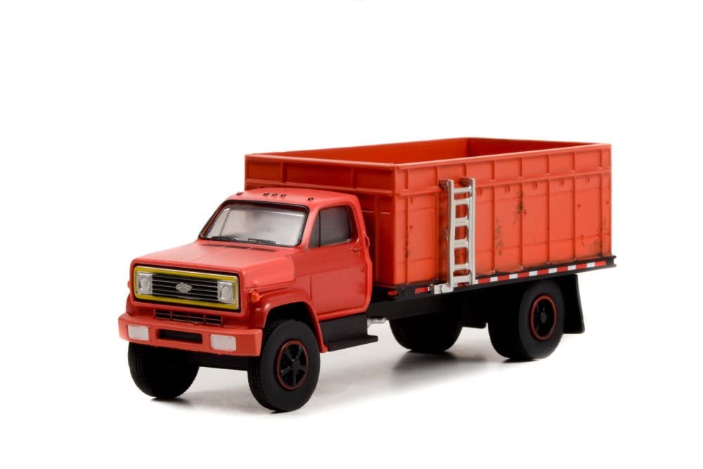ModelToyCars 1980 Chevy C-70 Grain Truck (Weathered), Red - Greenlight 45150A - 1/64 Scale Diecast Car