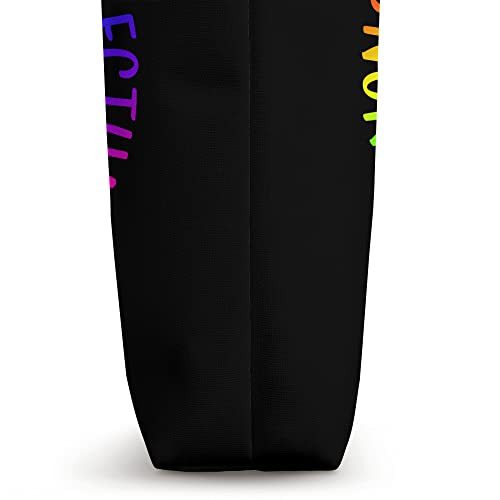 Rainbow Circle Personality Aquarius Zodiac Tote Bag