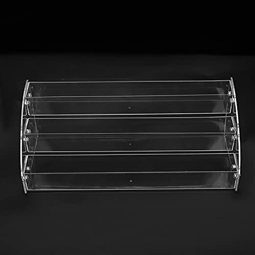 CHICIRIS Multi-Layers Clear Acrylic Display Stand Rack Organizer Cosmetic Storage Box Display Shelf (Three Layer)