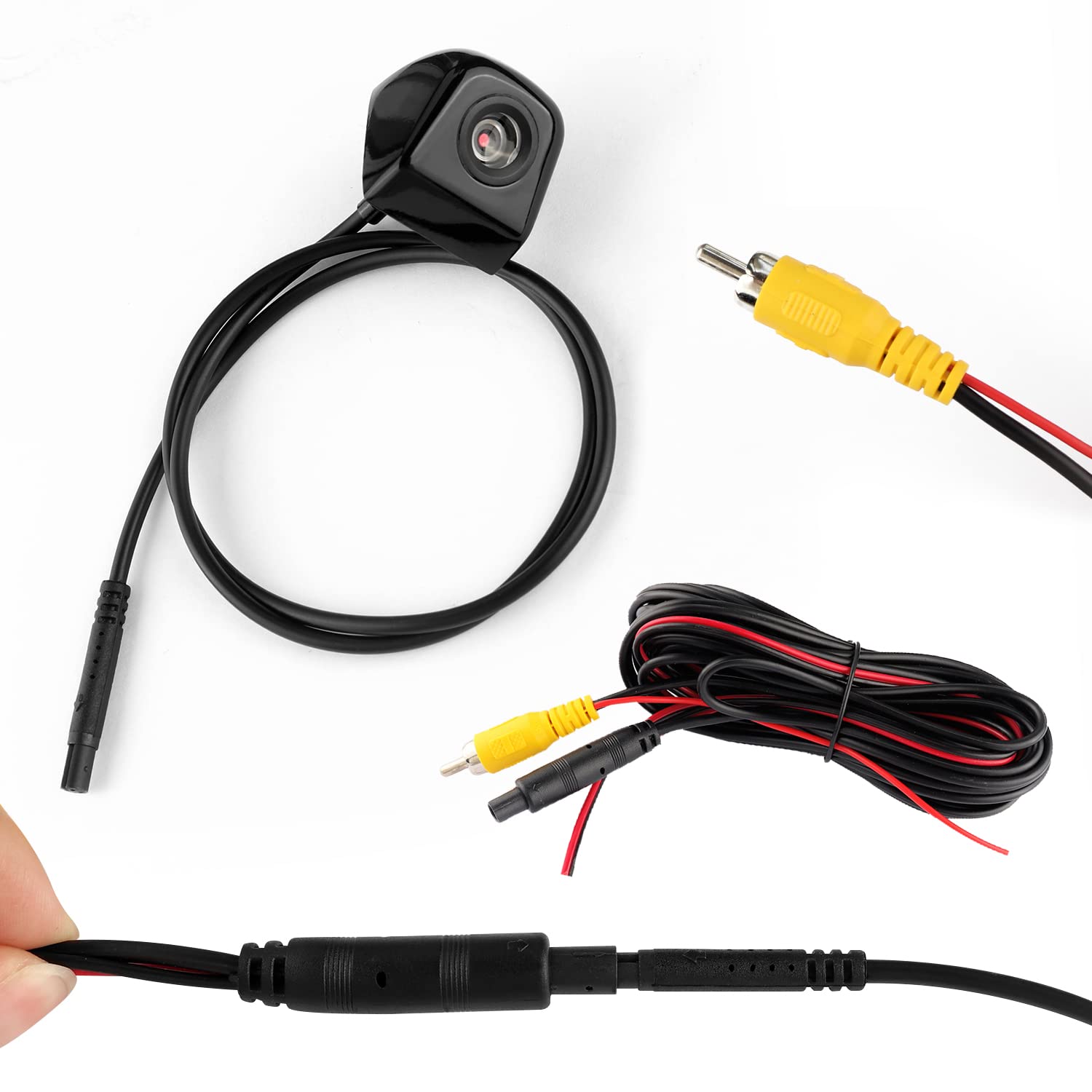 HD Night Vision Rear View Camera,100° Wide Angle+Distance Guideline Waterproof Backup Camera for Cars,One of The Most Safety Blindspot Camera for Cars,SUVs,Trucks,RVs