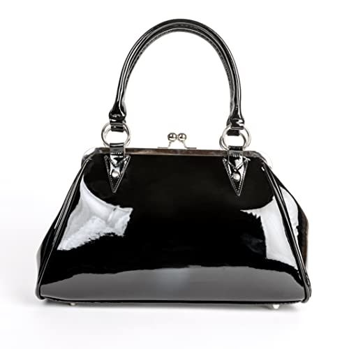 Sourpuss Shock Me Handbag Purses (Black)