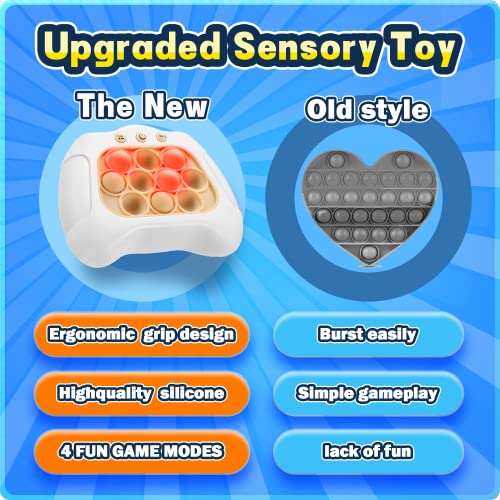 Handheld Game for Kids 6-12,4 Modes Games, A Toy Game Machine That Exercises Reaction Ability and Improves Concentration |Teens Boys & Girls Ages 3-12 Years Old & Up