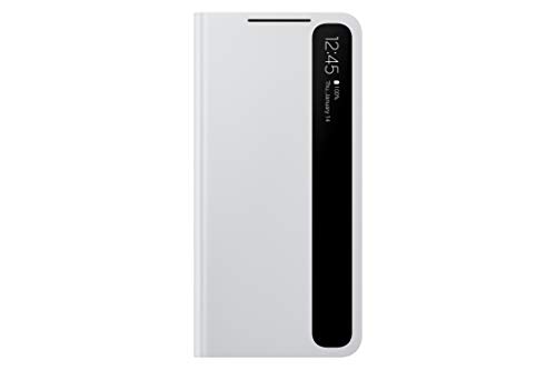 Samsung Galaxy S21 Case, S-View Flip Cover - Gray (US Version)