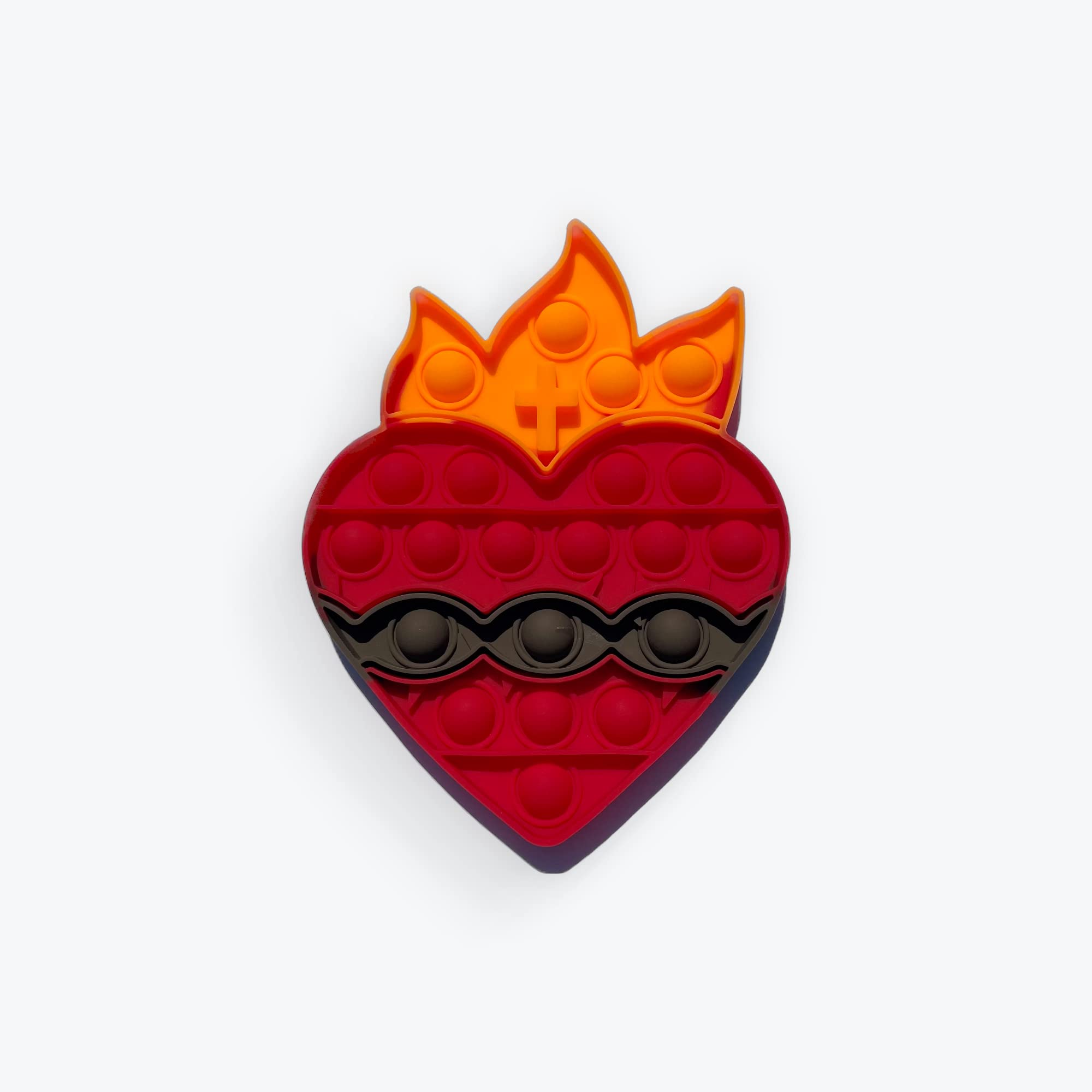 Pop It Sacred Heart for Kids - Catholic Fidget Toy Gifts for Baptism, First Communion and Confirmation, Christian Push Pop for Children - Sensory Popper Toys