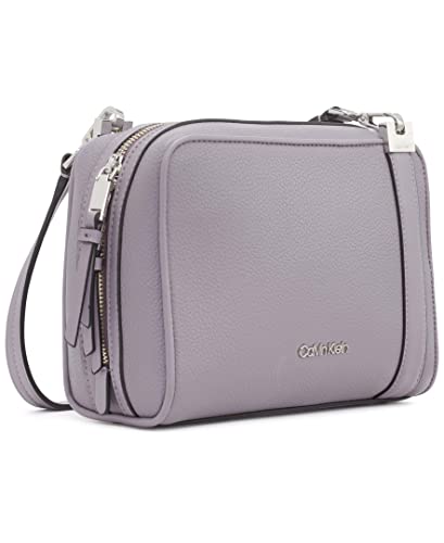Calvin Klein Collette Top Zip Crossbody, Grey Ridge