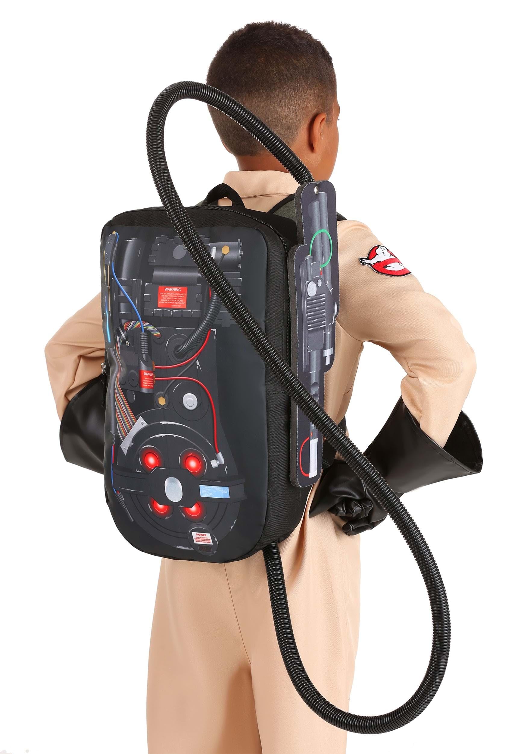 Kids Ghostbusters Proton Pack for Halloween Costume, Ghostbusters Proton Pack Backpack for Dress Up Standard