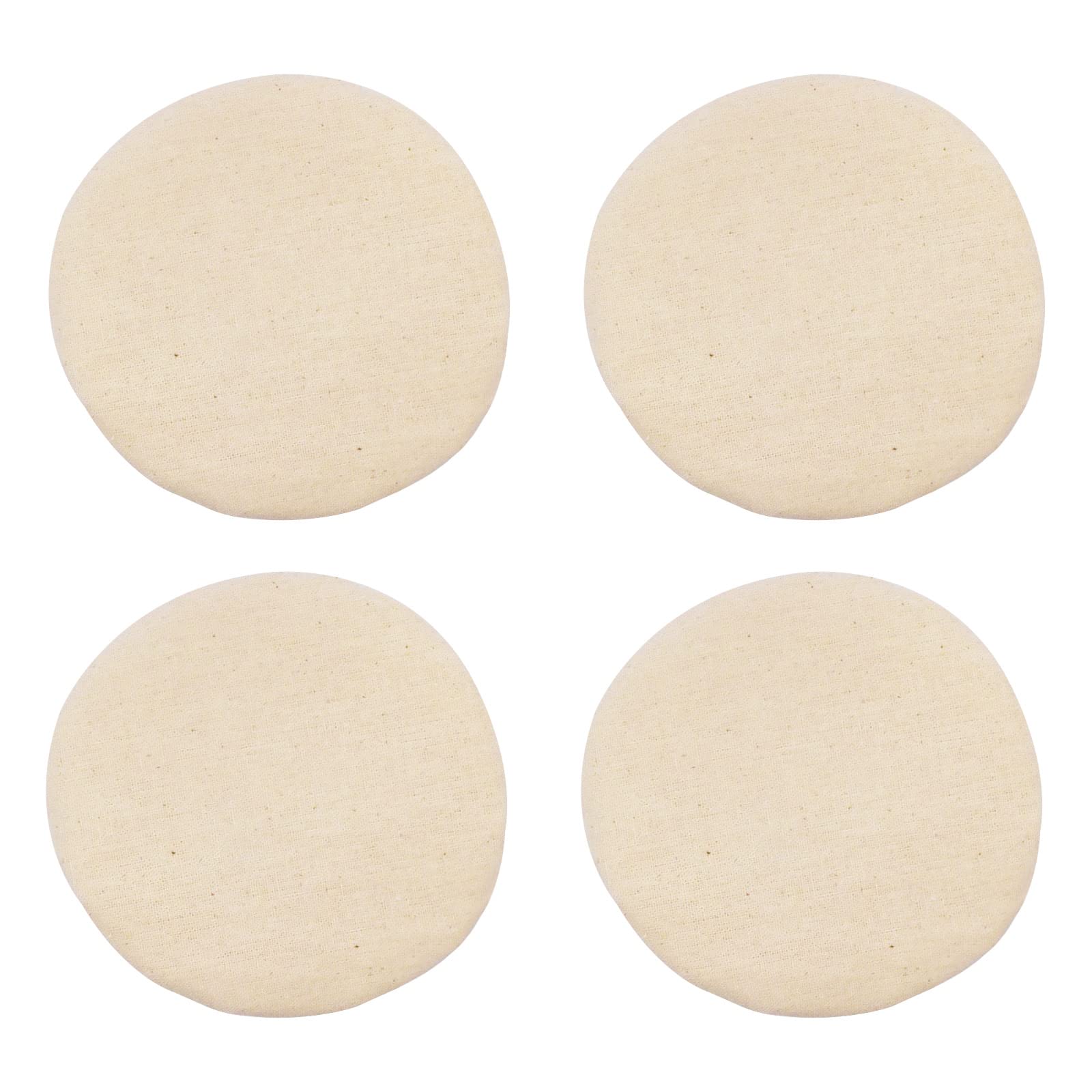 Vencer Elastic Cloth Jar Covers,100% Cotton Stretchy Cloth Covers for Wide Mouth Jar,Set of 4,VHF-017