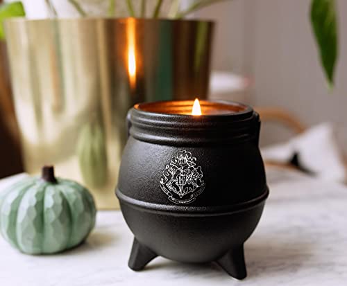 Harry Potter Hogwarts Cauldron Premium Scented Soy Wax Candle with Unique Aromatic Fragrance | 50-Hour Burn Time | Home Decor Housewarming Essentials, Wizarding World Gifts and Collectibles