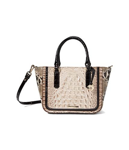 BRAHMIN Fontaine Small Ashlee Satchel Alabaster One Size