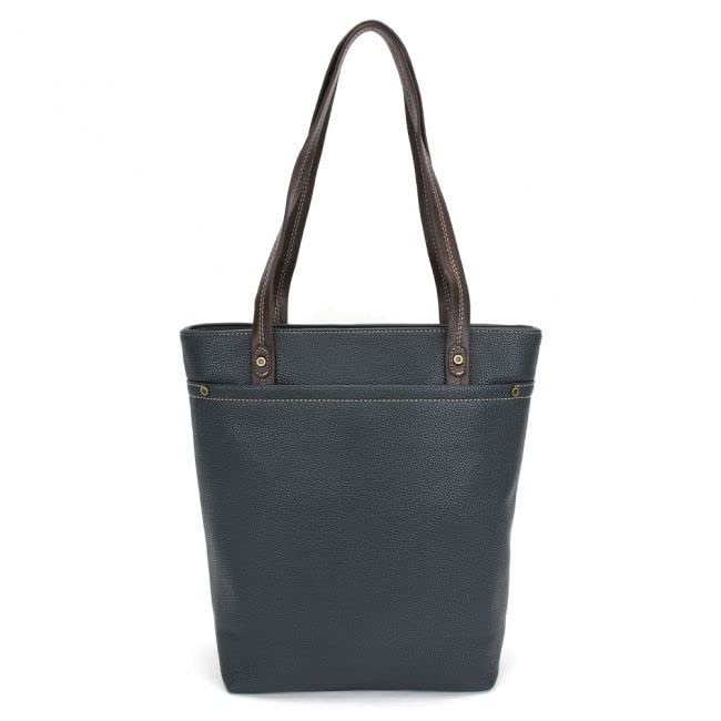 Chala Group Chala Deluxe Vegan Leather Every Day Tote Bag Purse : 13.5 x 14 inches (Sunflower), Multi