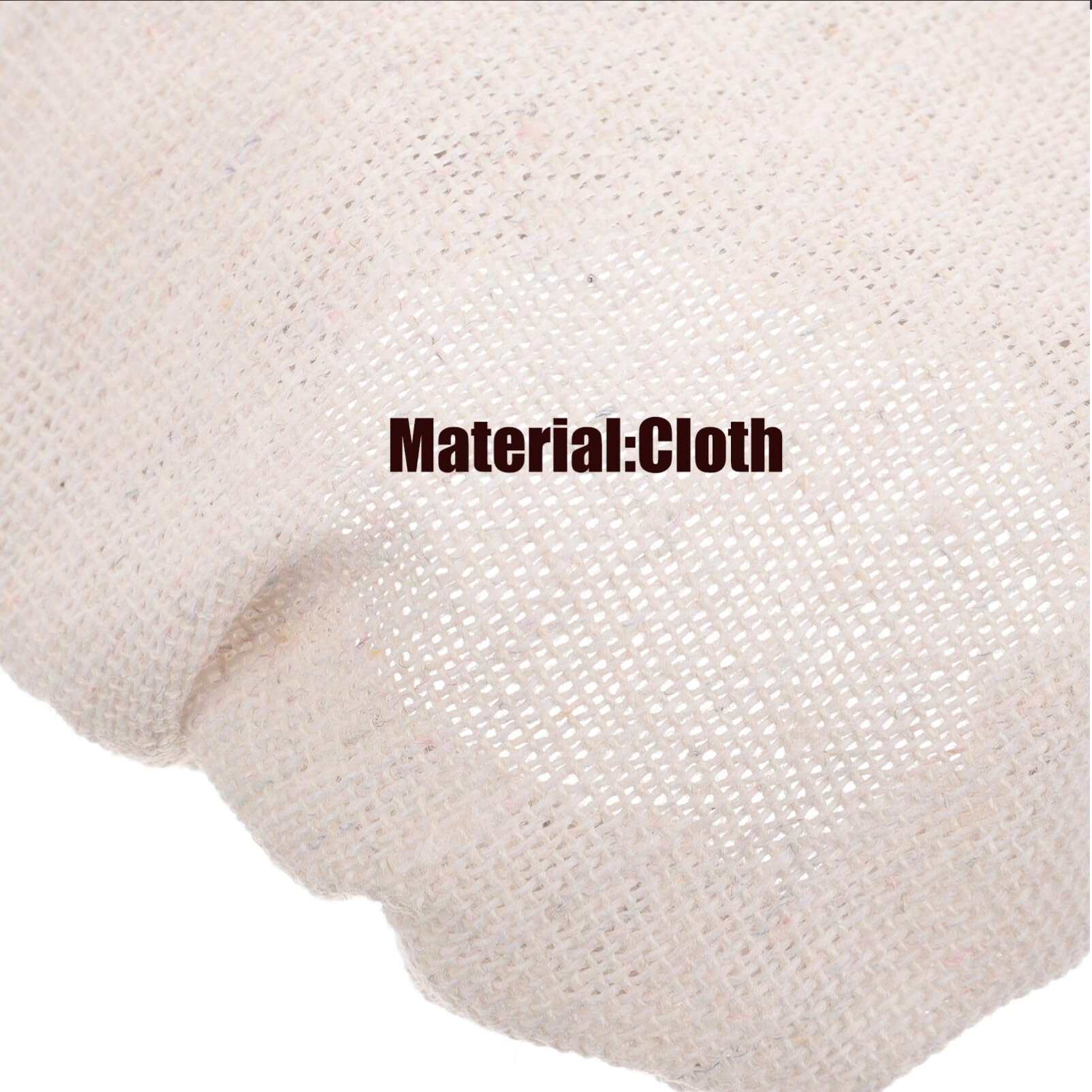 Reusable Cloth Jar Covers Mason Jar Lids Elastic Protective Caps Fits Multiple Jar Sizes Household Kitchen Use
